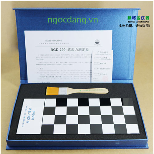 Bảng kiểm tra độ phủ sơn, Hiding Power Test Board